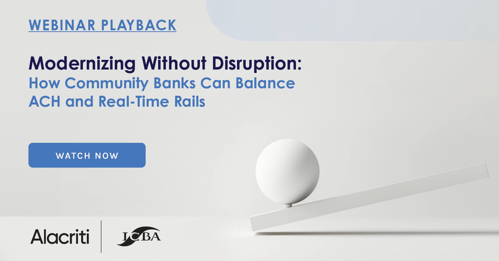 How Community Banks Can Balance ACH and Real-Time Rail